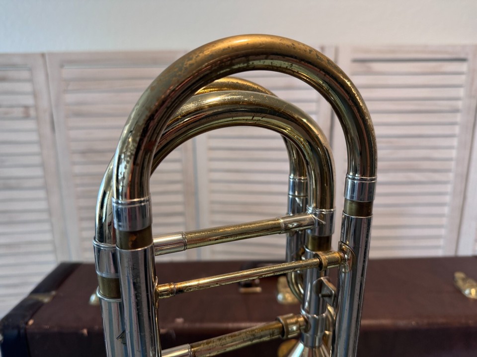 Vintage Vincent Bach Stradivarius 50BG Double Thayer Valve Trombone ...