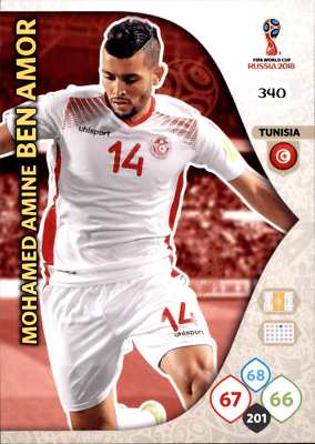 Panini WM Russia 2018 - Nr. 340 - Mohamed Amine Ben Amor - Team Mate | eBay