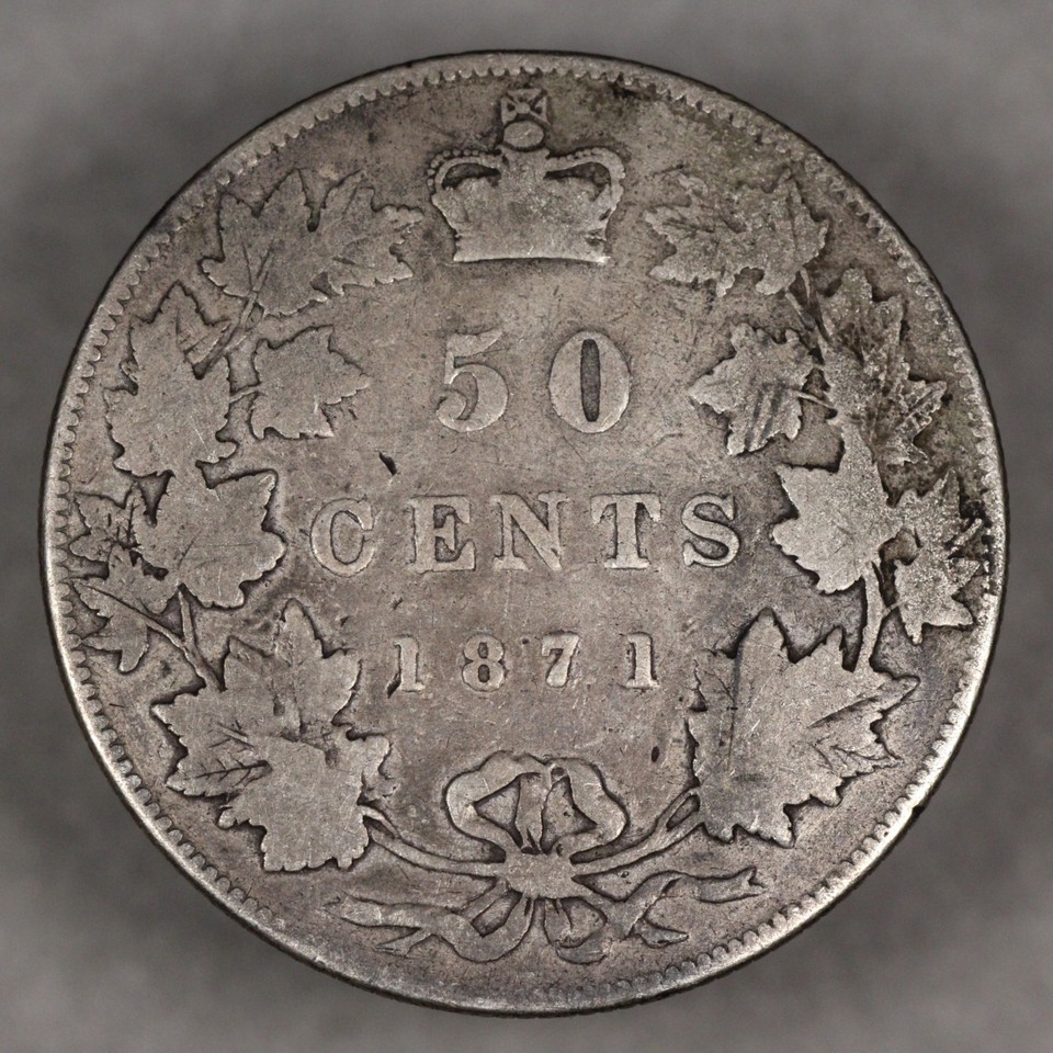 1871 Canada Silver 50 Cents | eBay