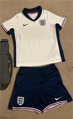 England Kids Boys Football Kit Shorts And Tshirt XL 122-128cm | eBay UK