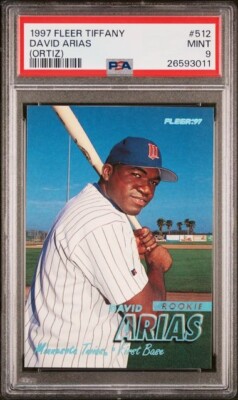 🔥 Big Papi David Ortiz 1997 Fleer Tiffany #512 Red Sox HOF Rookie PSA 9 ...