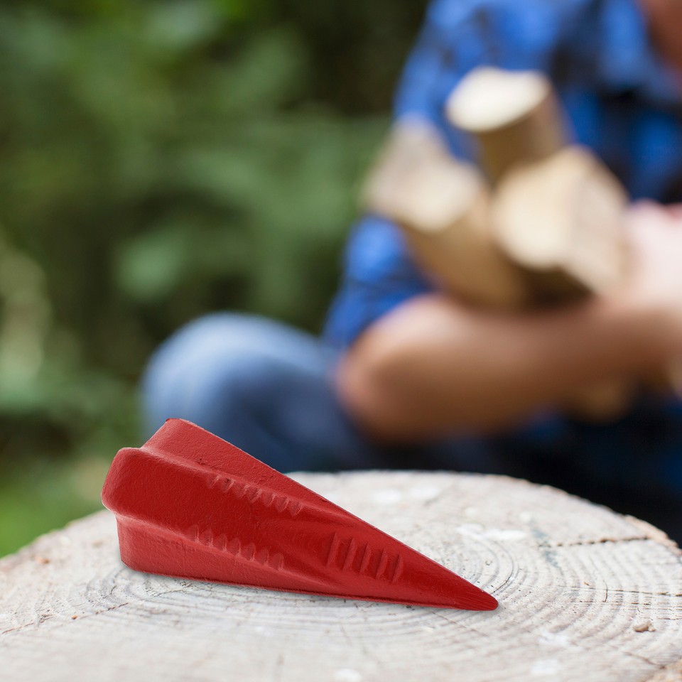 Manual Log Splitter Wedge Diamond Wedge – Steel Splitting Wedge – Wood ...