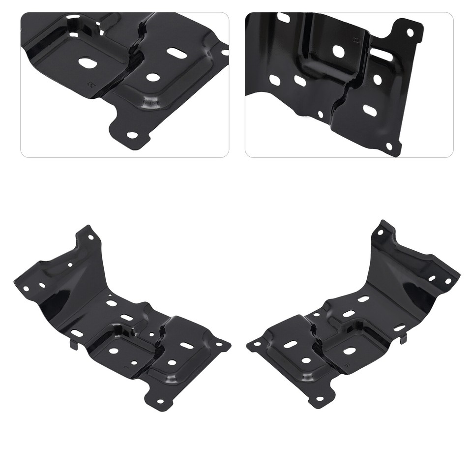 Left+Right Side Front Bumper Mounting Plate Brackets For Ford F-150 ...