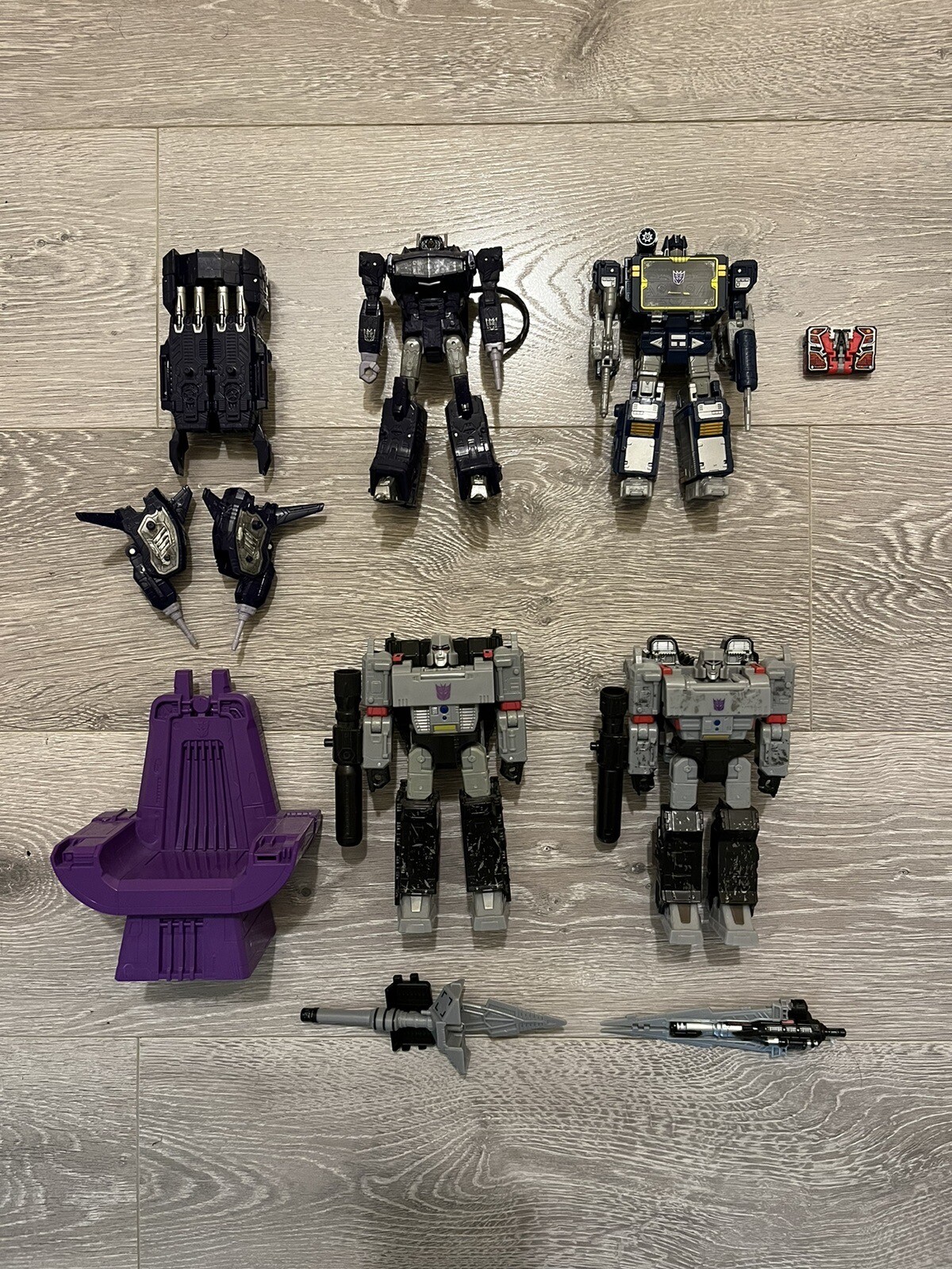 Transformers War For Cybertron Decepticon Lot Megatron Shockwave ...