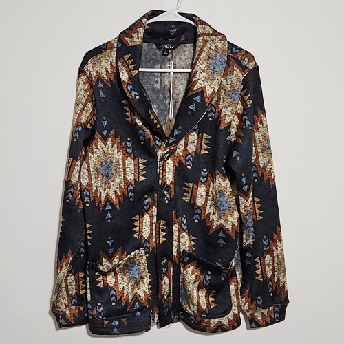 Simply Southern Men's Aztec Shirt Jacket Size S Western Cardigan Button ...