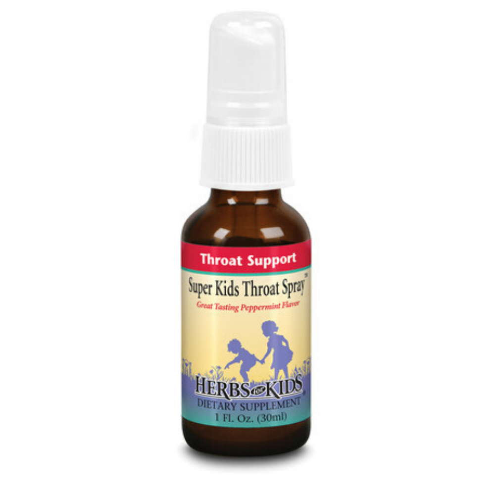 KAL Herbs for Kids Super Kids Throat Spray, Peppermint (Btl-Glass ...