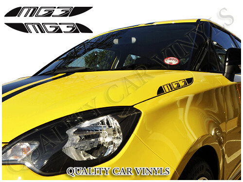 MG rover mg3 x 2 replacement bonnet graphics decals stickers P75 | eBay UK