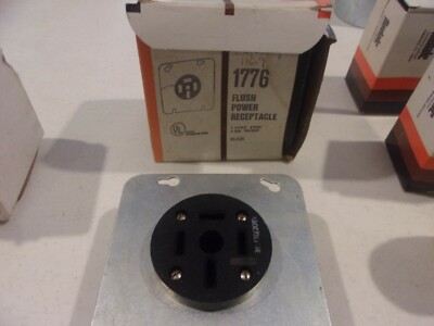 RODALE 1776 FLUSH POWER RECEPTACLE 4 POLE 4 WIRE 60A 120/208V | eBay