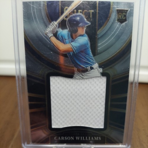 2023 Panini Select Baseball Patch Card PJS-CW RC Carson Williams ROOKIE ...