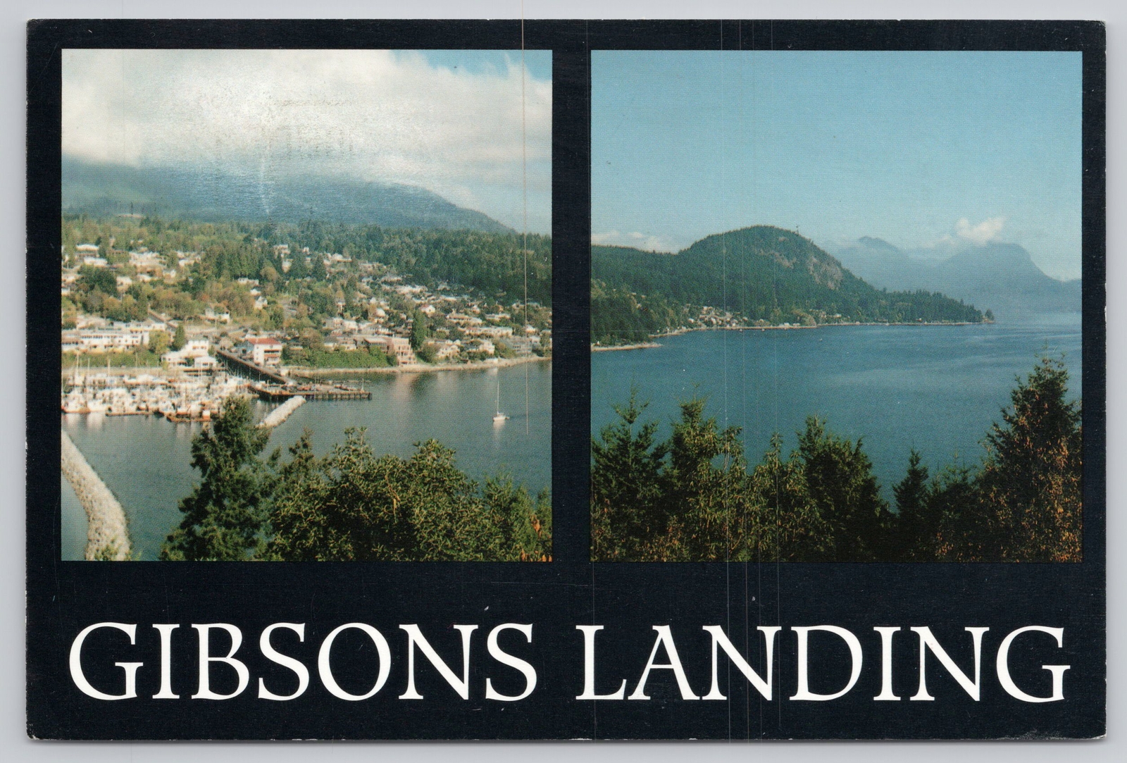 c26630 Gibsons Landing Gibsons British Columbia Canada postcard 1994 ...