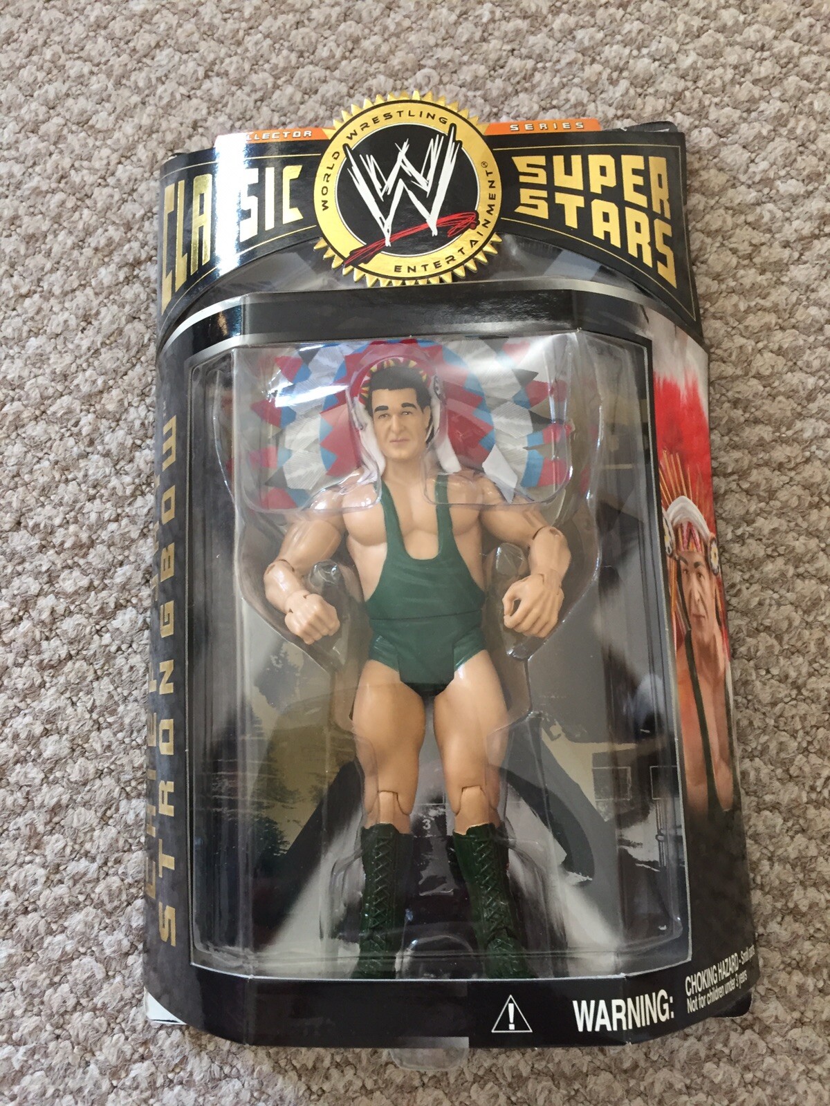 CHIEF JAY STRONGBOW. WWE CLASSIC SUPERSTARS FIGURE. COLLECTOR SERIES ...