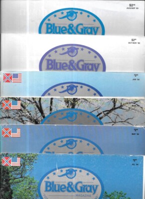 Blue & Gray Magazine Civil War Collection First Six Issues Gettysburg ...