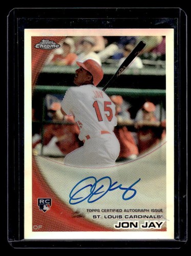 2010 Topps Chrome #178 Jon Jay Rookie Autograph Refractor | eBay