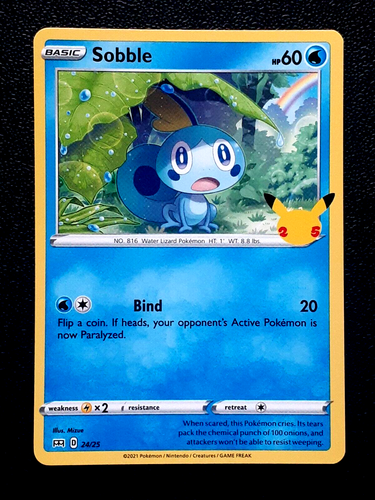 SOBBLE 2021 POKEMON McDONALD'S COLLECTION (25TH ANNIVERSARY PROMO) #24 ...