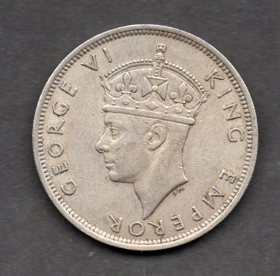 1947 Southern Rhodesia, Zimbabwe King George VI half crown coin | eBay