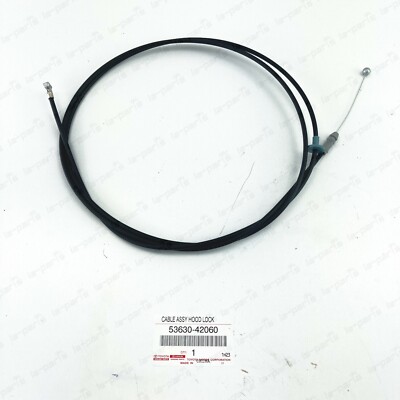 NEW GENUINE TOYOTA 2001-2005 RAV4 HOOD LOCK RELEASE CABLE ASSY 53630 ...