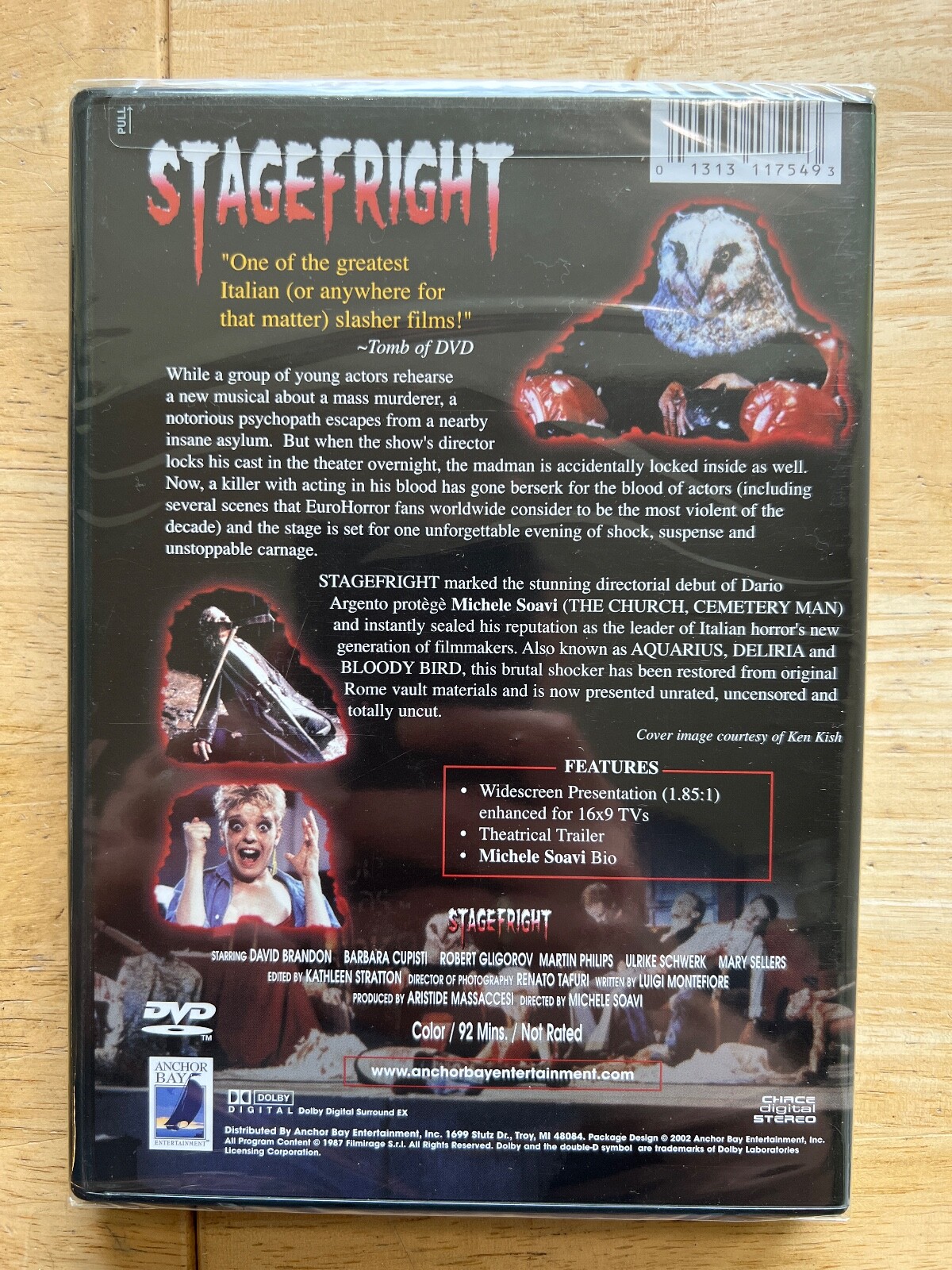 Stagefright (DVD, 2002) for sale online | eBay