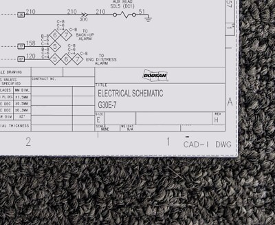 Doosan G30E-7 Forklift Lift Truck Electrical Wiring Diagrams Schematic ...