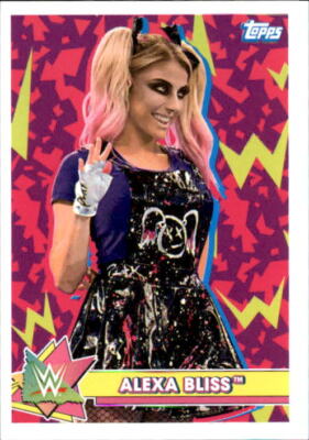 Alexa Bliss 2021 Topps Heritage WWE Sticker Card #S-2 | eBay