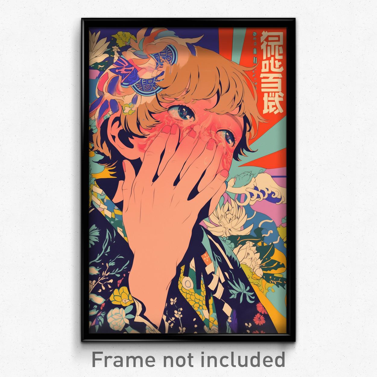 Japanese Movie Poster - Boy Feeling Dazed, Cute Frilled Capelet (Art ...