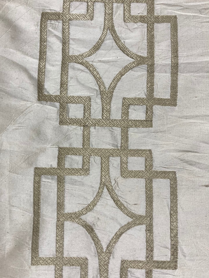 Vintage French Epic Chinese Silk Embroidery Textile Wall Hanging Panel ...