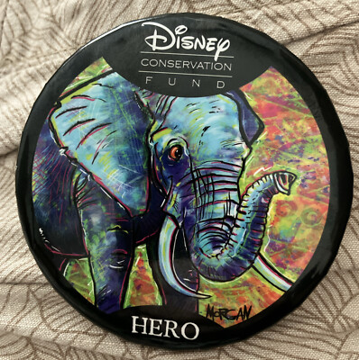 Disney Conservation Pin Hero Elephant Made In The USA | eBay