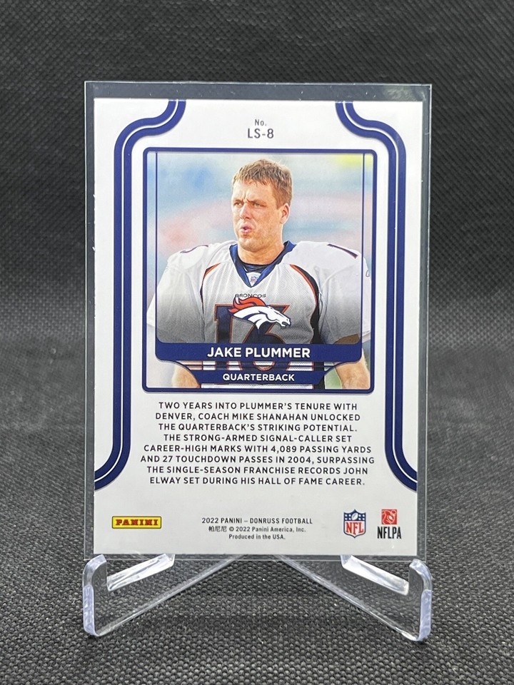 2022 Donruss: Jake Plummer Legends Series Card No. LS-8 | eBay