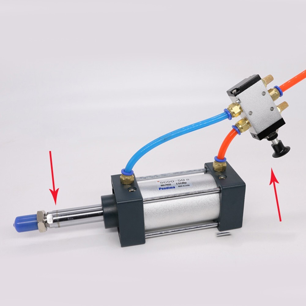 1Set 4R210-08 Push-Pull Pneumatic Valve 5-Way 2-Position 1/4 PT & 8mm ...