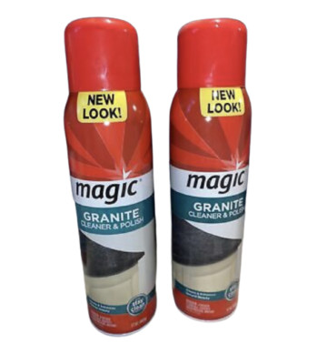 (2) Magic Granite Cleaner & Polish Aerosol 17 oz Discontinued | eBay