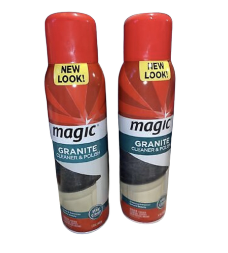 (2) Magic Granite Cleaner & Polish Aerosol 17 oz Discontinued | eBay