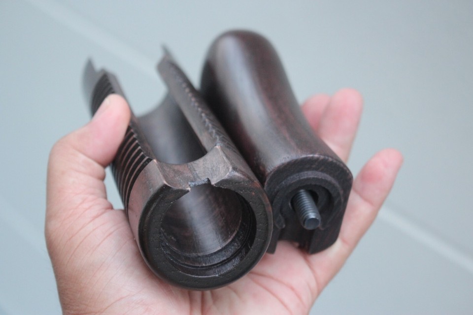 CUSTOM MOSSBERG 590 SHOCKWAVE 12 GA FOREND & STOCK WOOD FURNITURE LOOK ...