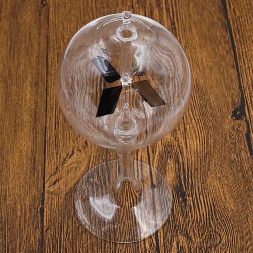 Glass Crookes Radiometer Science Educational Light Mill for Office Home ...