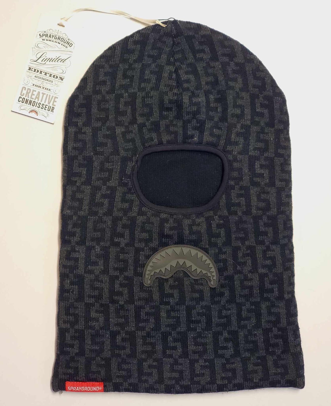Sprayground Frenzy Shark In Paris Balaclava Ski Mask Limited Edition ...