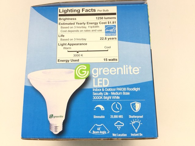 12 Greenlite 15w LED Dusk to Dawn IndoorOutdoor Auto on off Smart ...