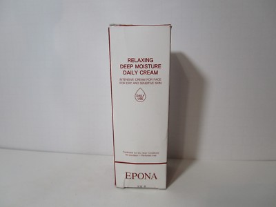 Epona Relaxing Deep Moisture Daily Cream For Face, Dry / Sensitive Skin ...