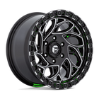Fuel 1PC D840 RUNNER OR 17X9 6X139.7 1 106.10 GLOSS BLACK MILLED Wheel ...