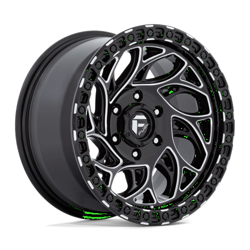 Fuel 1PC D840 RUNNER OR 17X9 6X139.7 1 106.10 GLOSS BLACK MILLED Wheel ...