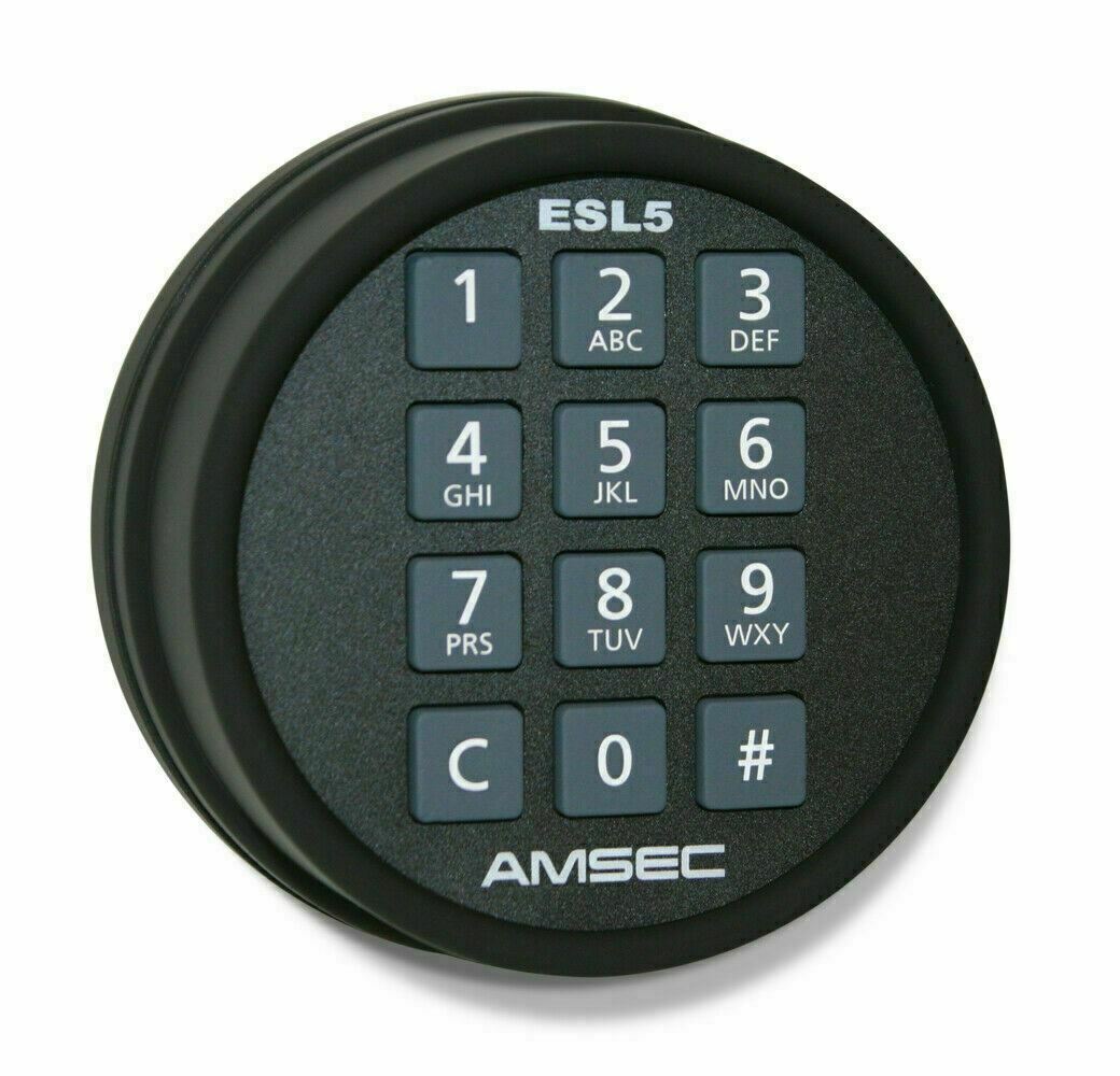 AMSEC Esl5 Black Illuminated Electronic Safe Lock Kit for sale online ...