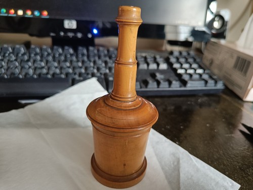 Antique Victorian Treen Boxwood Ladies Glove Powderer | eBay UK