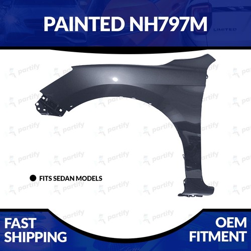 NEW Painted NH797M Driver Side Fender For 2013-2017 Honda Accord Sedan ...