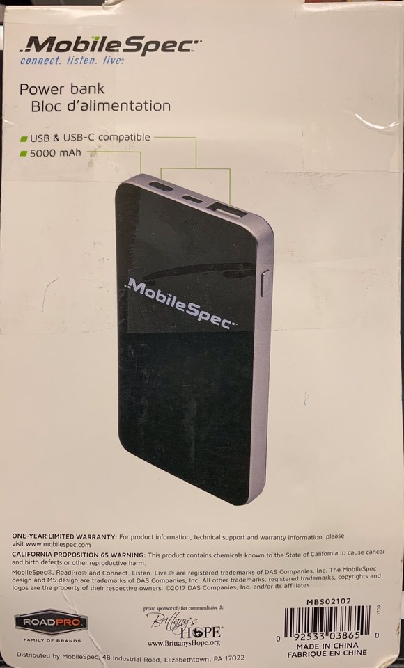 MobileSpec MBS Rechargeable Power Bank | eBay