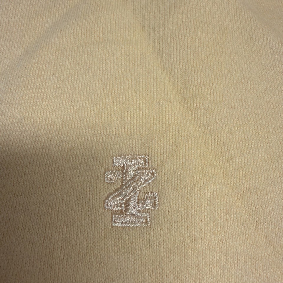 IZOD Mens XL Yellow Crew Neck Heavyweight Logo Long Sleeve Pullover ...