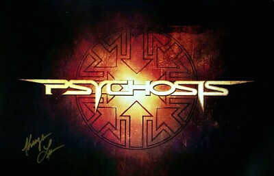Psychosis Logo Poster 11" x 17" Autographed! Kragen Lum Exodus Heathen ...