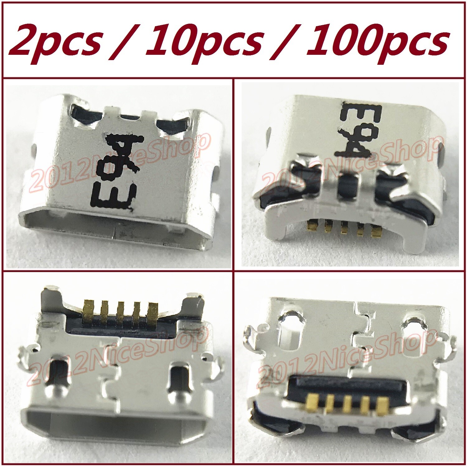 Lot Charging Port Dock Connector Jack For Lenovo Tab E10 TB-X104F Tab 4 ...