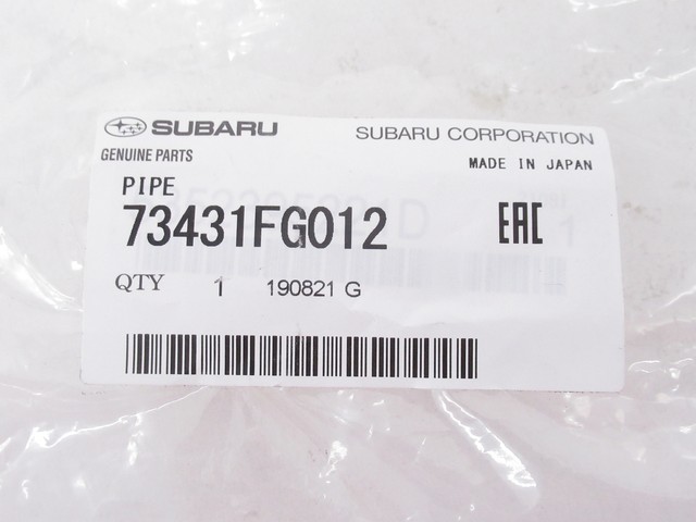 Subaru 73431FG012 Genuine OEM Factory Original Evaporator Tube for sale ...