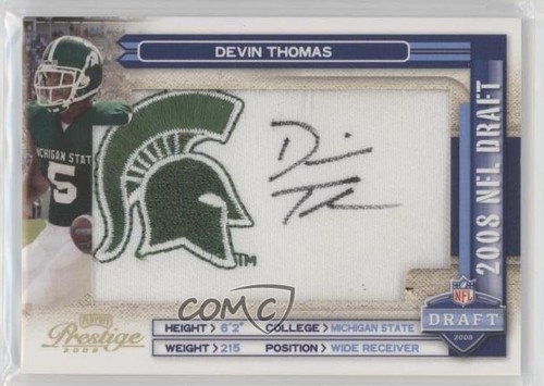 2008 Prestige NFL Draft Class Devin Thomas #NFLC-10 Rookie RC | eBay