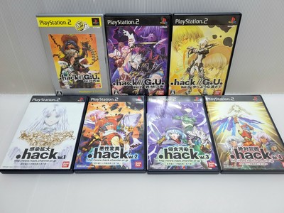 Lot 8 PS2 .hack 1 2 3 4 G.U. 1 2 3 Fragment Playstation2 PS2 set JP | eBay
