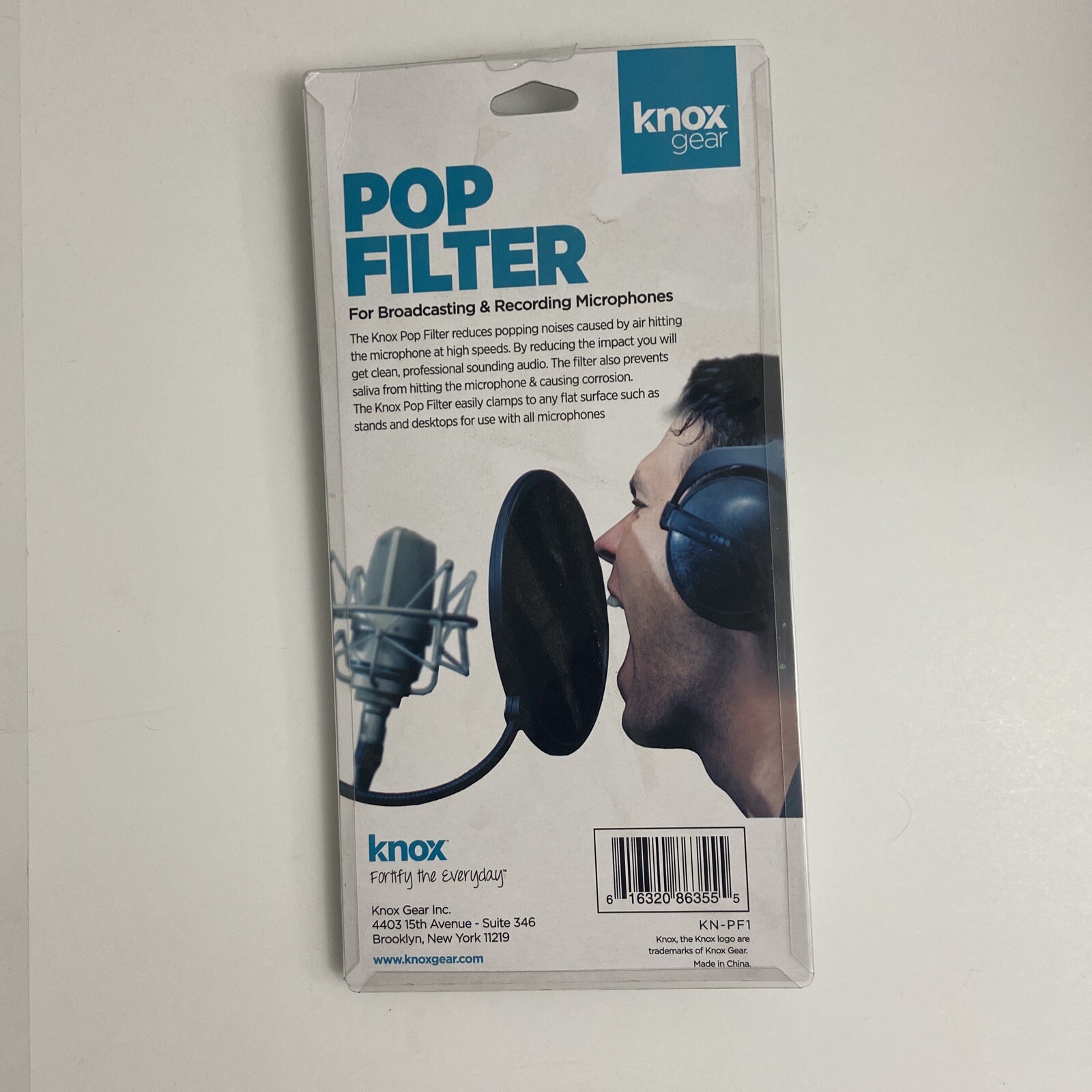 Knox Gear Pop Filter for Broadcasting and Recording Microphones for ...