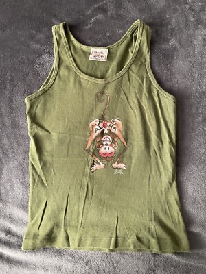 Sailor Jerry tattoo flash ladies tank top VTG 1990's, USA made Aloha | eBay