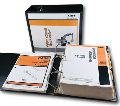Case 1080B Excavator Service Technical Manual Shop Repair Parts Catalog ...